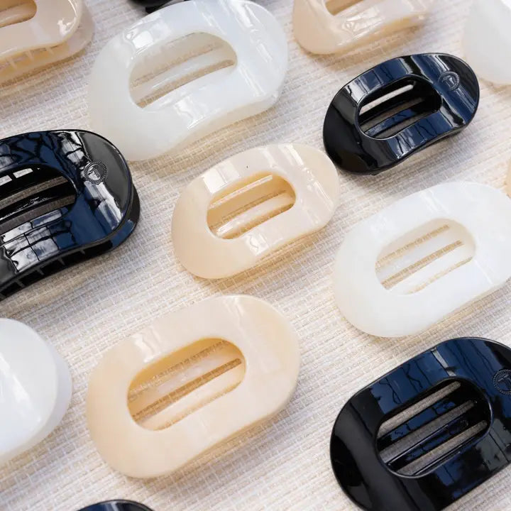 Teleties Flat Round Hair Clips – Paisley Pineapple