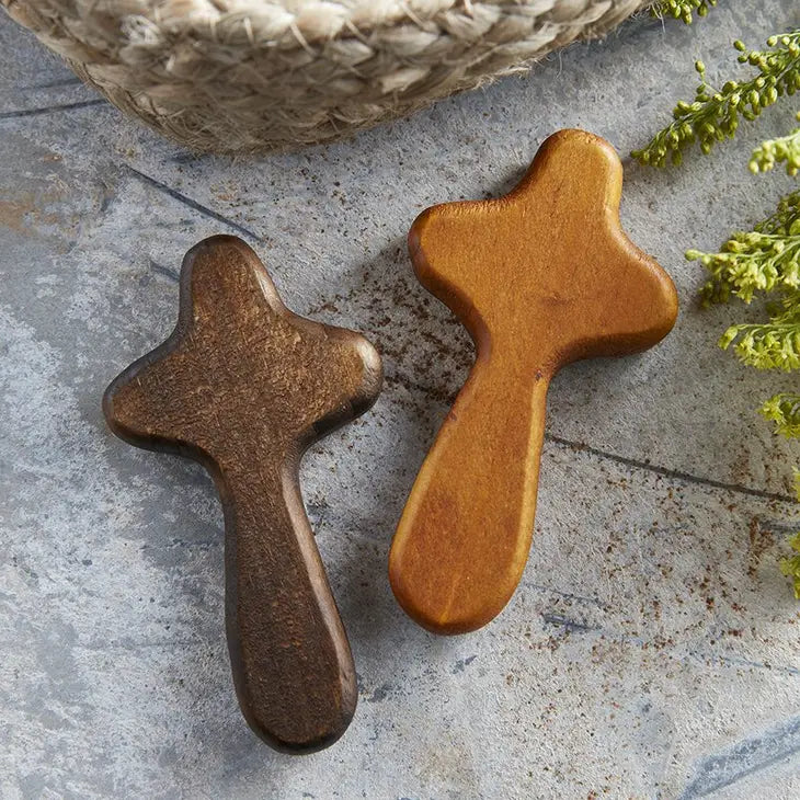 Handheld Cross – Paisley Pineapple